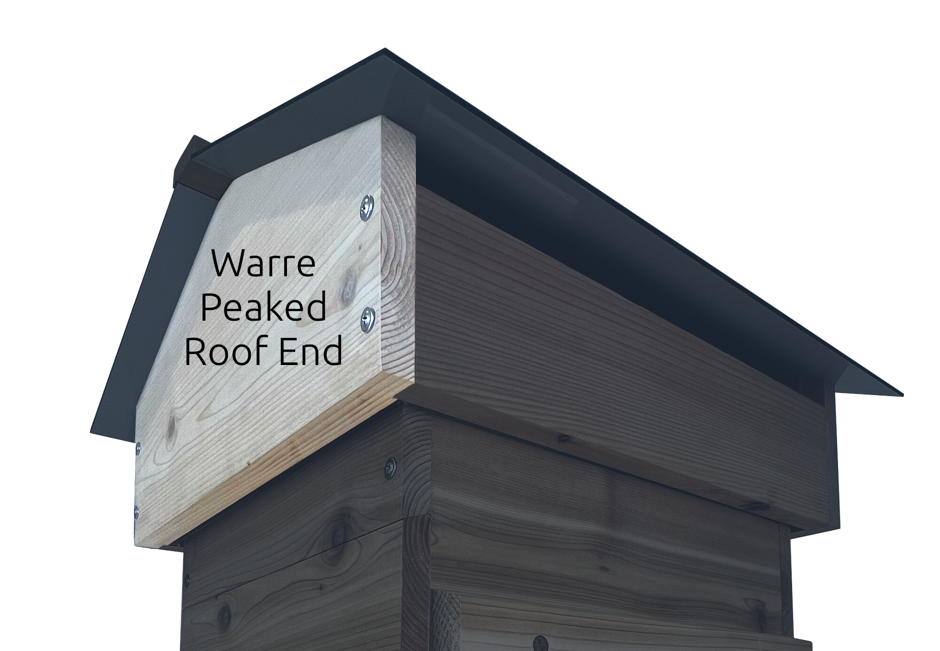 Replacement Warre Peaked Roof Ends – BeeBuilt